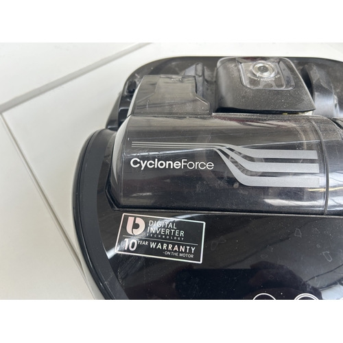 A Samsung Cyclone Force SR20K9350WK robot vacuum cleaner