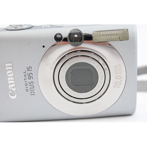 A boxed Canon IXUS 95 IS 10mp CCD sensor compact digital camera with ...