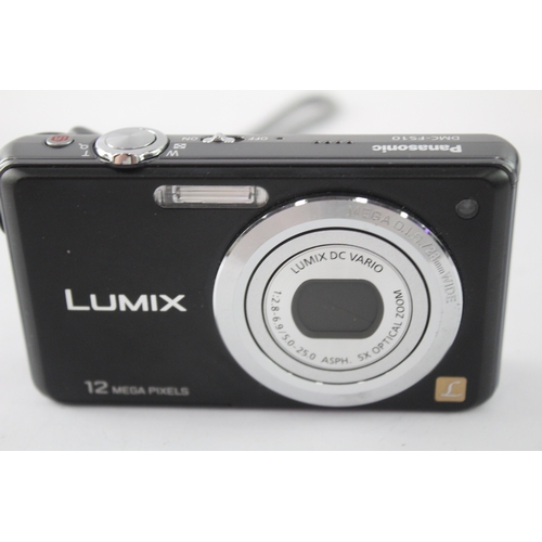 A Panasonic Lumix DMC-FS10 12mp CCD sensor compact digital camera