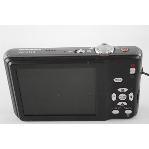 A Panasonic Lumix DMC-FS10 12mp CCD sensor compact digital camera