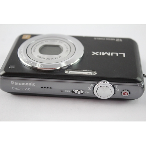 A Panasonic Lumix DMC-FS10 12mp CCD sensor compact digital camera