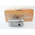 A boxed and cased Canon PowerShot A430 4mp CCD sensor compact digital ...