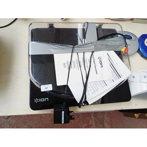 Nine items to include Ion Classic LP USB turntable, Pure PocketDAB 1500 ...