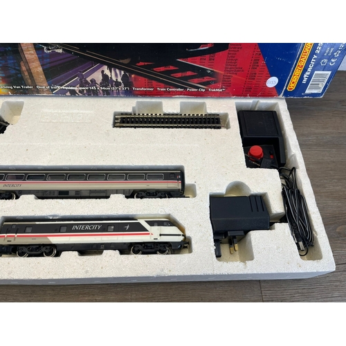 A boxed Hornby Railways Intercity 225 electric trainset