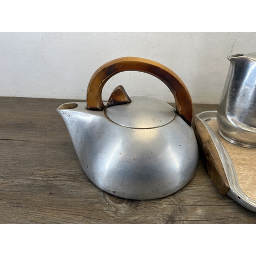 A mid 20th century Picquot Ware tea and coffee set