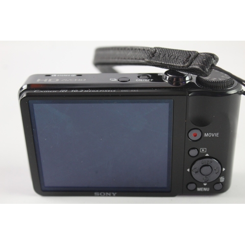 A Sony Cyber-shot DSC-HX5 10.2mp BSI-CMOS sensor compact digital camera