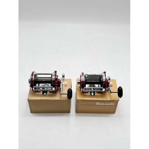 Two boxed Penn Squidder 140L fishing reels