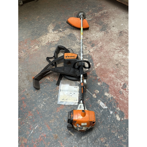 A Stihl FS 120R petrol strimmer