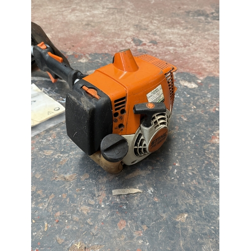 A Stihl FS 120R petrol strimmer