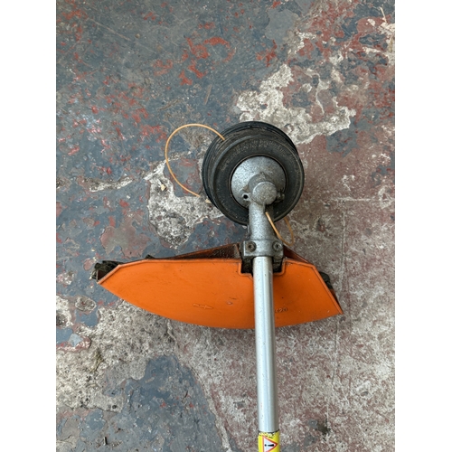 A Stihl FS 120R petrol strimmer