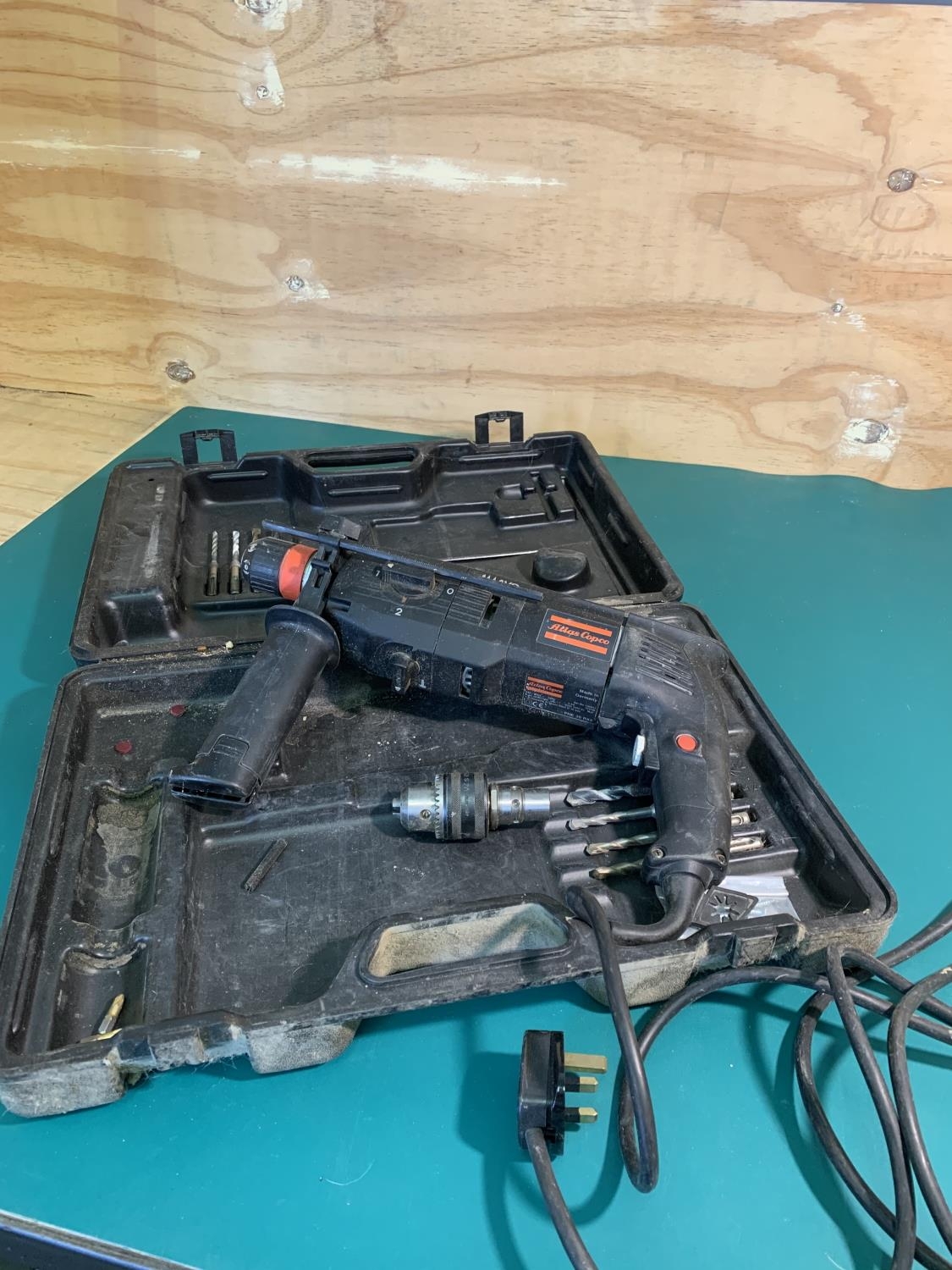 Atlas Copco Hammer drill and case PHE 30 RX2