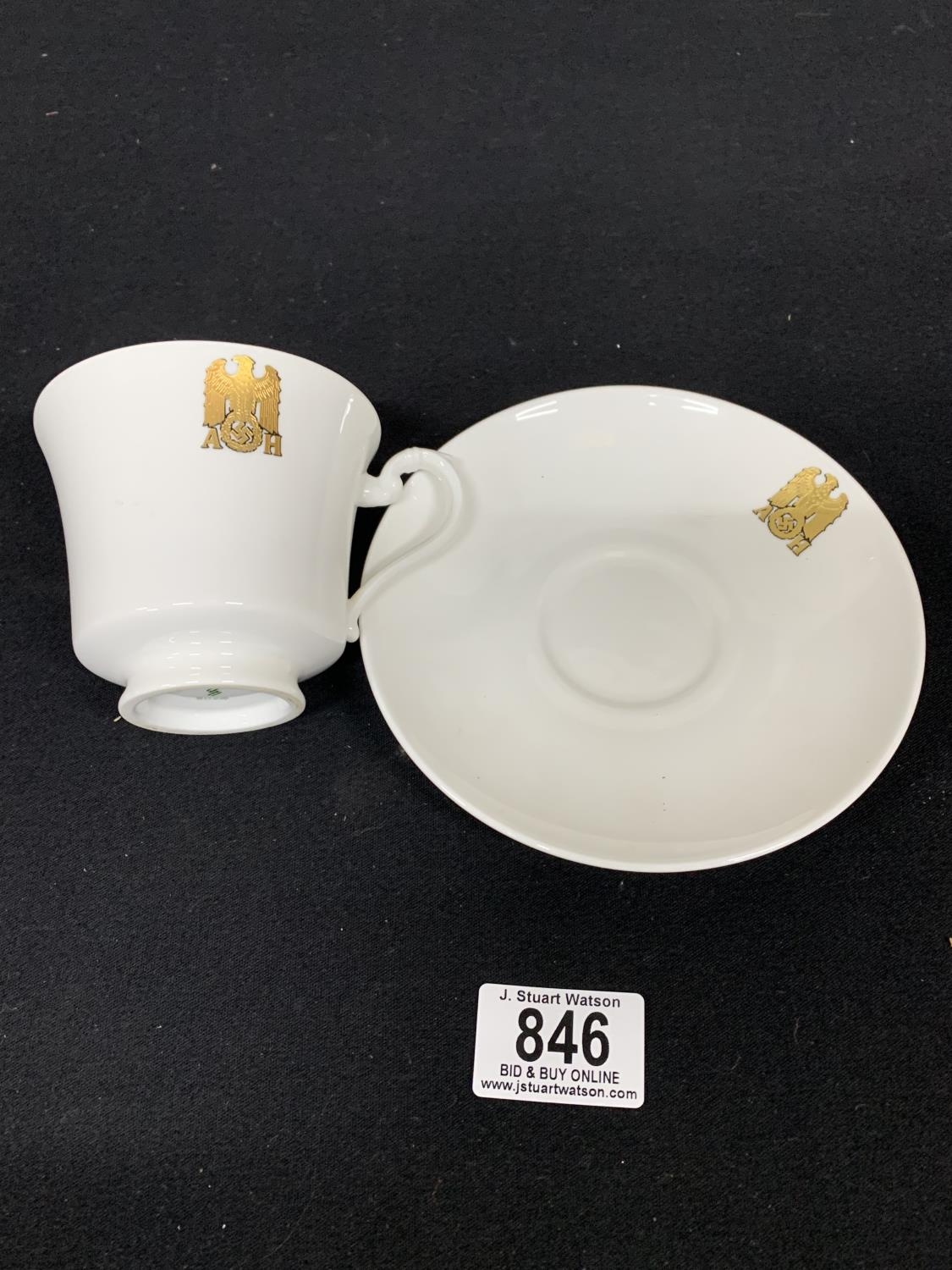 THIS LOT WITHDRAWN - Adolf Hitler Monogrammed china reputedly recovered ...