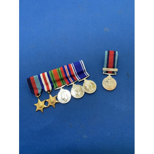 Group of Miniature Medals including Normandy Campaign