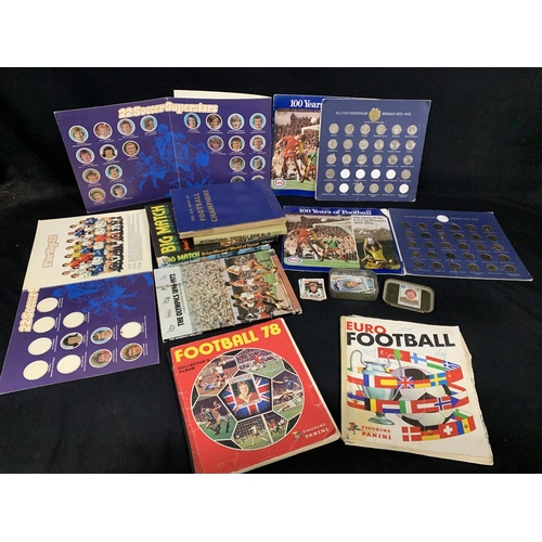 Panini Euro football and football 78 collectors Albums partially ...