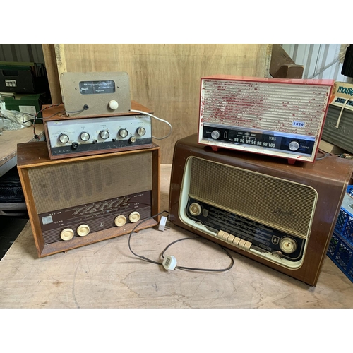 Ferranti, Bush & Ecko vintage radios, Leak Stereo 30 a/f and Jason dial ...