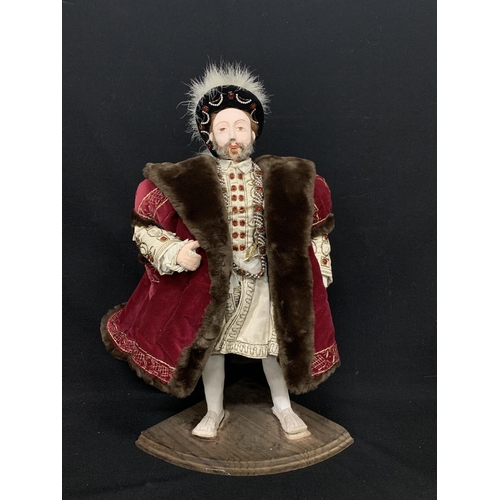 Henry 8th plaster cast Figure, height 65cms