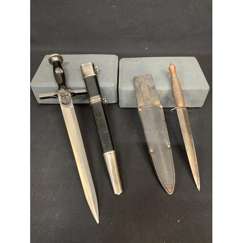 A Commando Knife and a German dagger