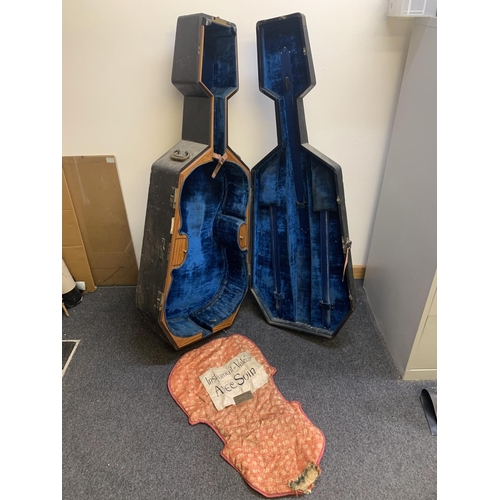 Antique ebonised Cello Case by W E Hill and Sons, New Bond Street ...
