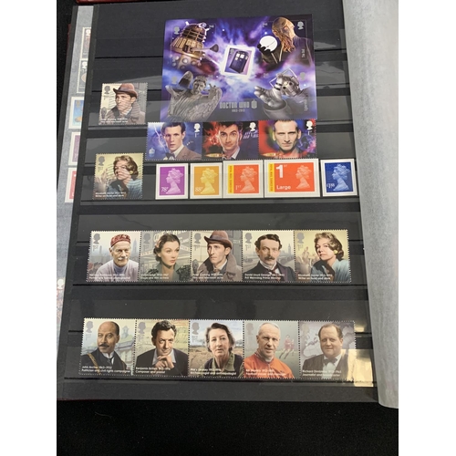 Three Stamp Albums of Mint Stamps and two part stamp albums (on rhs)