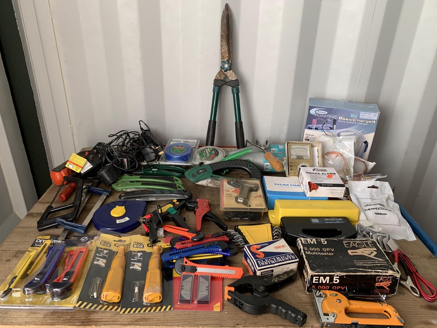Collection of assorted tools and sundry items