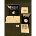 2019 The Snowman Silver Medal and two Snowman Silver Proof 50p's and ...