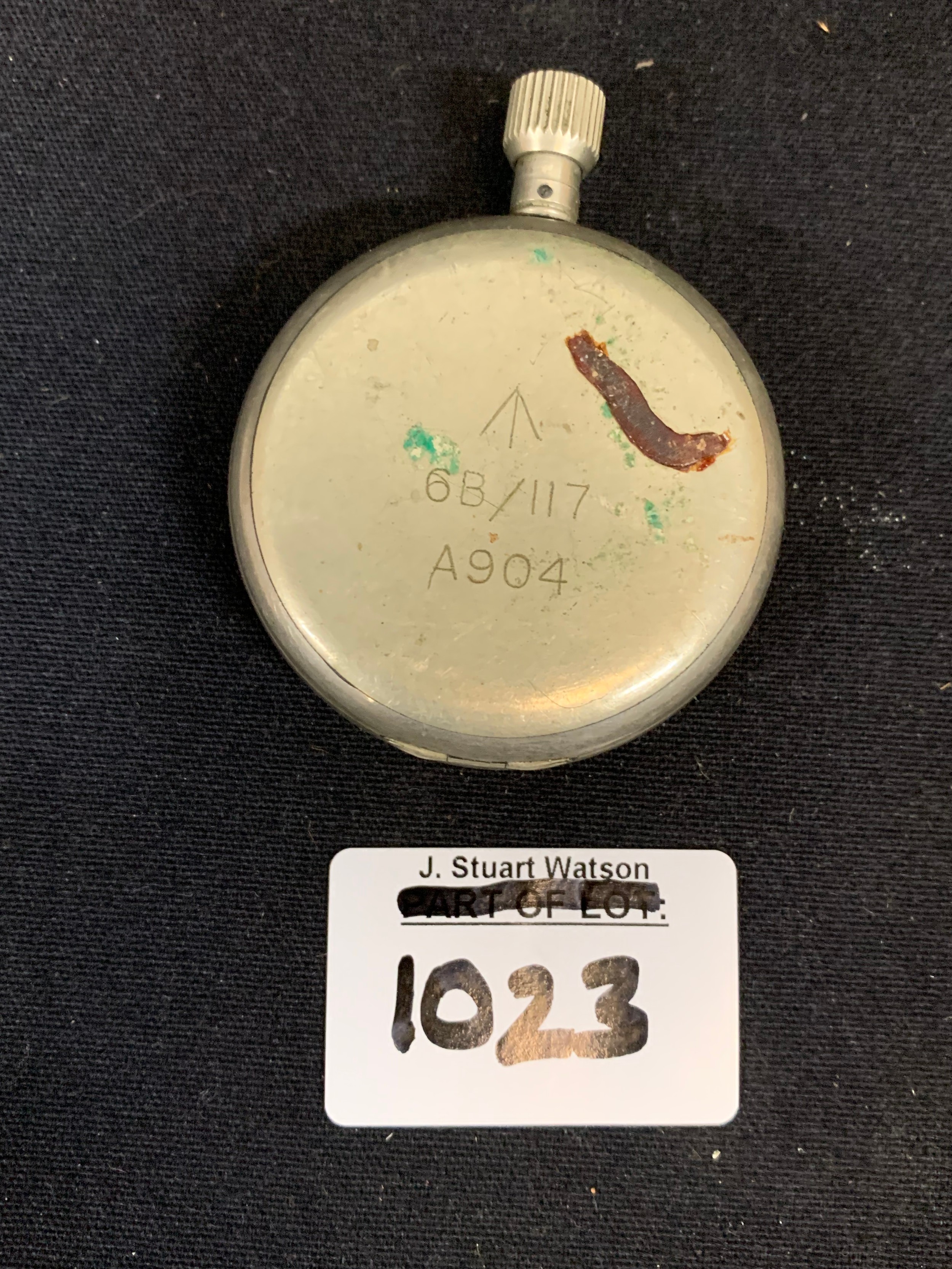 Elgin Timer Military Stopwatch, not running and Otis King's patent ...