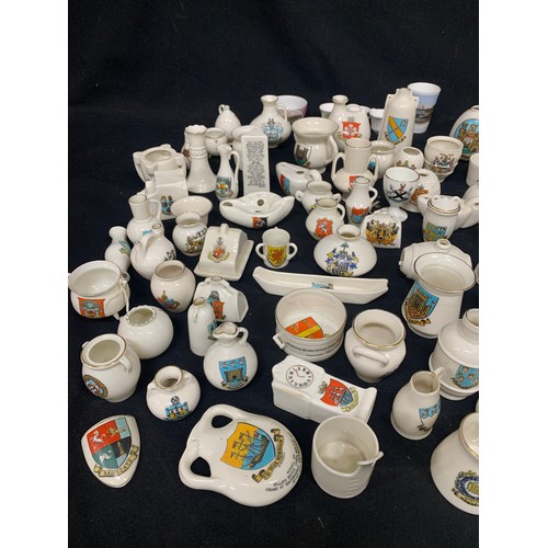 Over 80 pieces of Goss and Crested China
