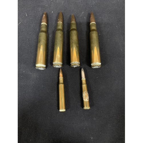 6 WW1 bullets (not live)