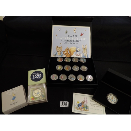 Westminster A-Z of Beatrix Potter Coin Collection, Royal Mint 1 oz ...