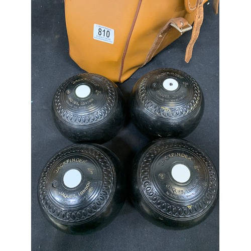 4 Jacques Bowling woods size 5 1/16 with bag