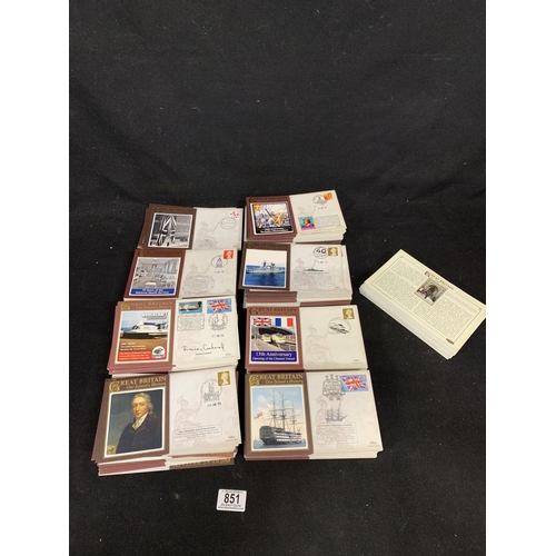 323 Benham Covers with information sheets "Great Britain - Our Islands ...
