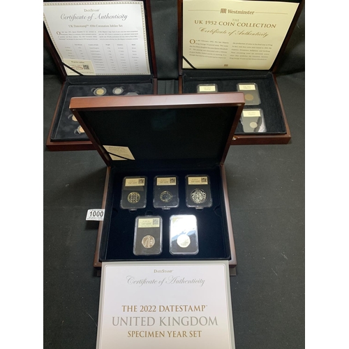 UK Date Stamp 65th Coronation Jubilee Set, UK 1952 Coin Collection and ...