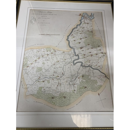 A Map of the Hundred of Maidstone, A Map of the Hundred of Larkfield ...