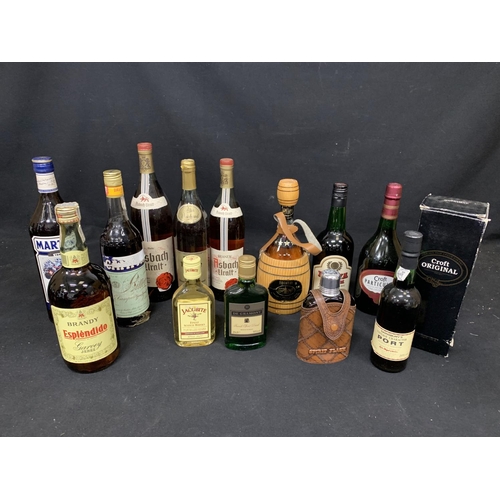 14 assorted bottles of drink