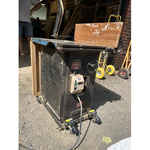 MULTICO A1 table saw 110v