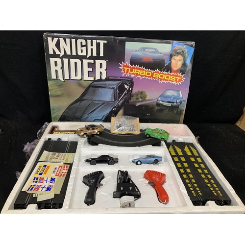 Knight Rider Turbo Boost Scalextric and Scalextric Rally Cross plus two ...