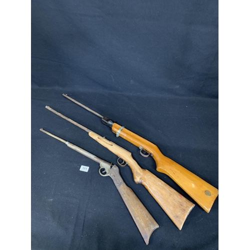 3 vintage air rifles