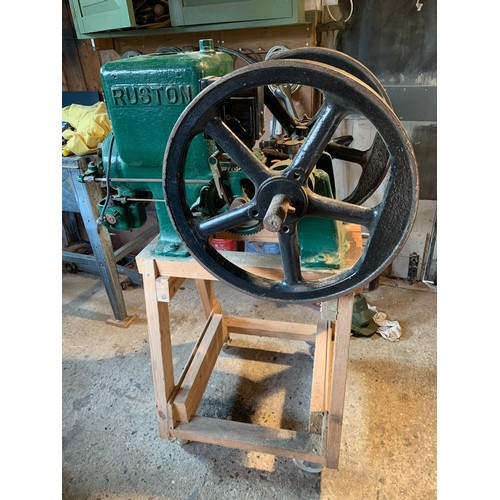 Vintage Hornsby Ruston Stationary Engine, partially restored