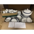 Doulton Sherbrooke dinnerware and coffee ware - 74 pieces, two soup ...