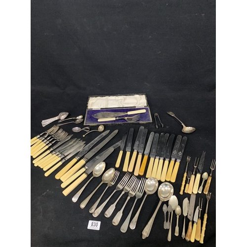 Collection of vintage cutlery