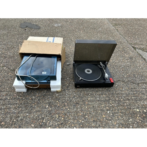 Lenco record deck and garrard record deck