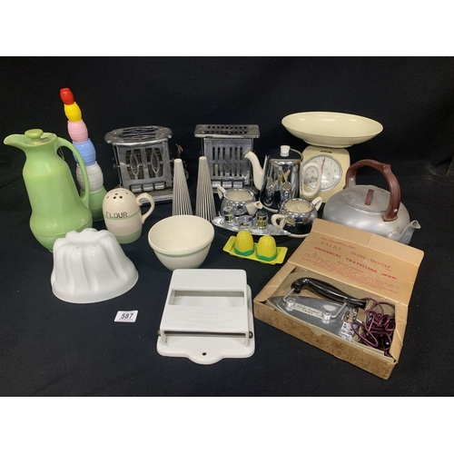 Vintage kitchen items