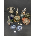 Glass floats, Bates eyeletter and sundry items