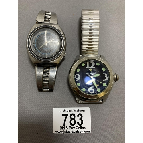 Gents Seiko watch and Quartz Star Watch
