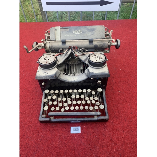 Vintage Royal typewriter