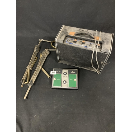 Guitar amp, Octave box and two guitar stands