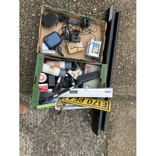 Two boxes of assorted motor items