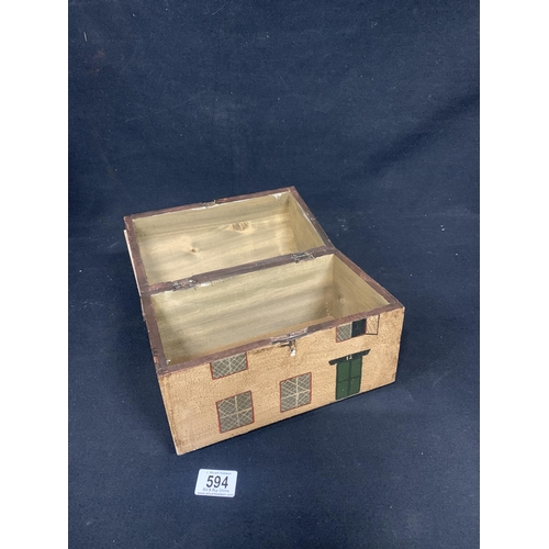 House caddy, 14 x 25 x 20cms high