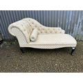 Small gold pattern chaise longue