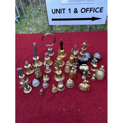Large collection of Brass Bells